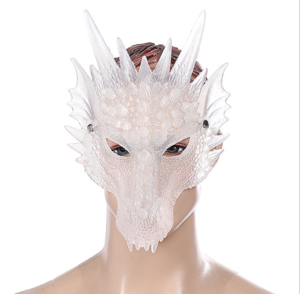 Carnival Silicon Dragon Mask Cosplay Face Mask - Etsy