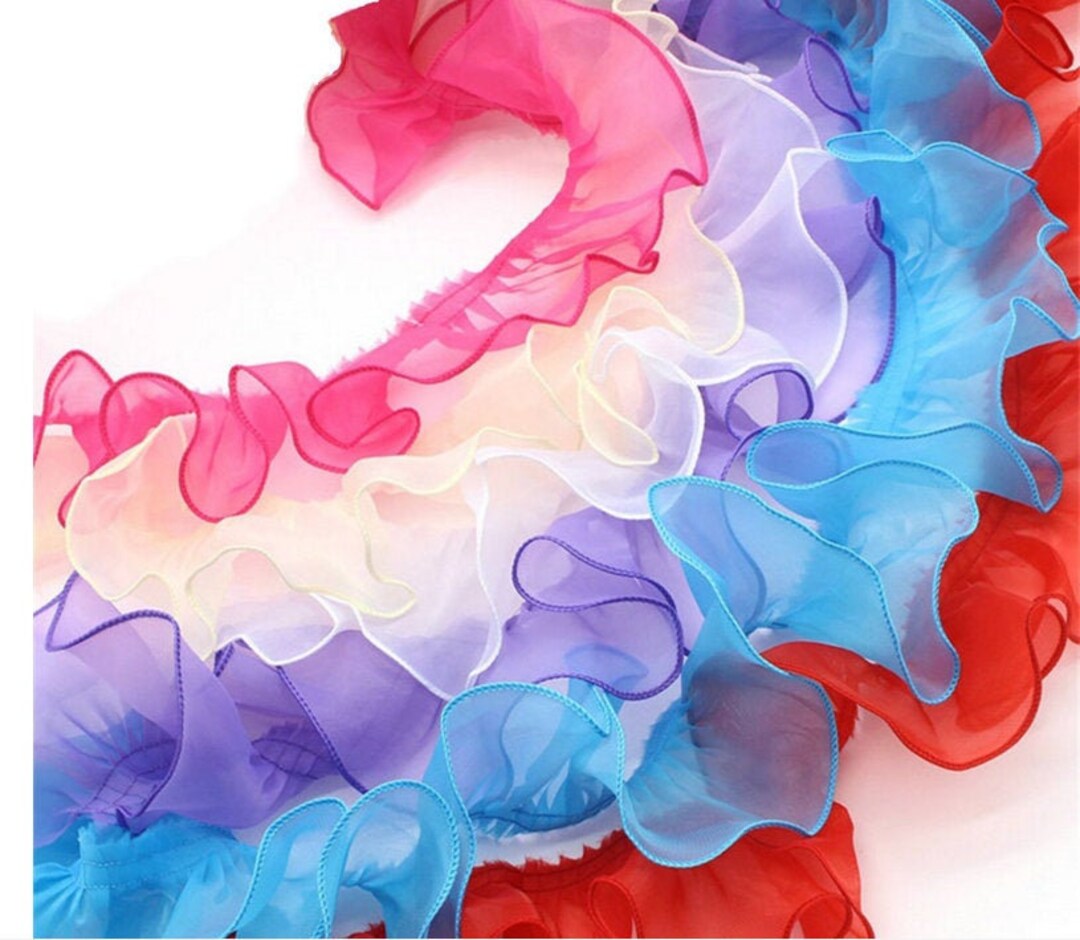 Pleated Organza Ruffle Lace/doll Ruffle/pleated Trim - Etsy
