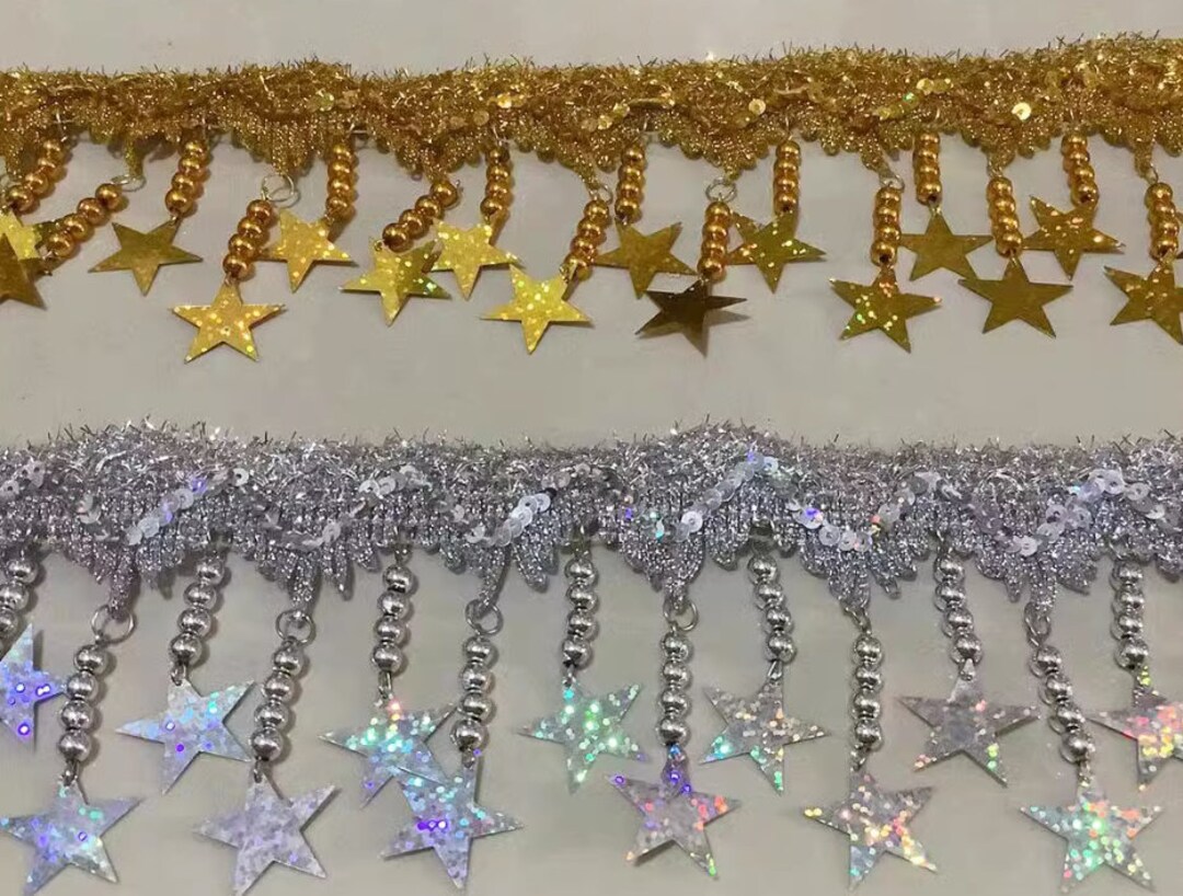 Dangling PVC Star Trim/sell by Yard - Etsy