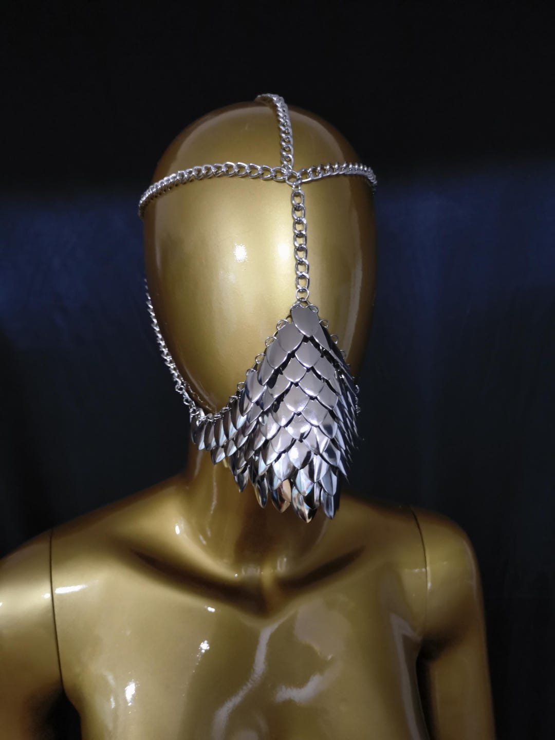Carnival Metal Mouth Mask/costume Mask/mardi Gras Mask/carnival Fish ...