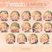 YUJI ITADORI Cute Emotes Twitch | Pack 6 | Jujutsu Kaisen Emotes ...