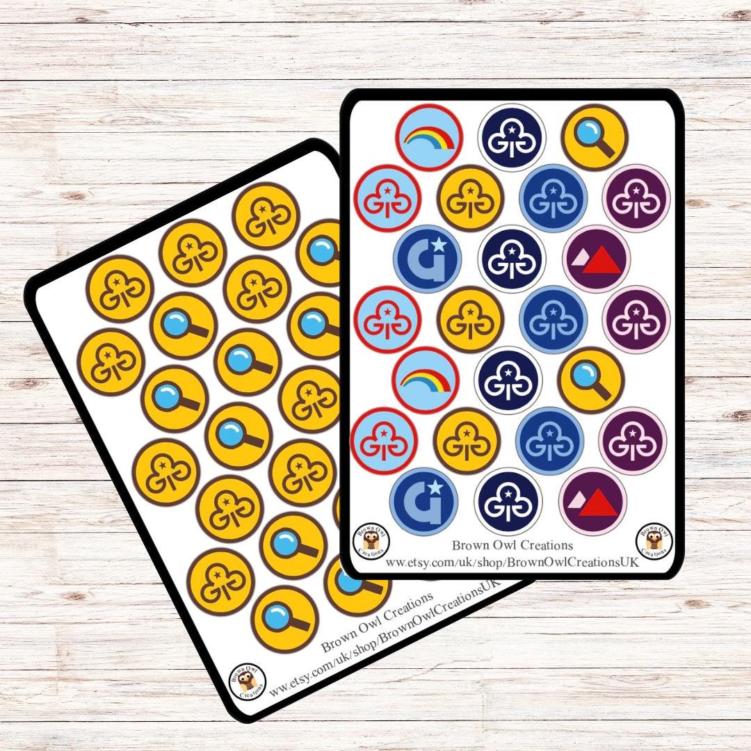 Girlguiding Stickers, Trefoil & Icon Planner Stickers - Etsy UK