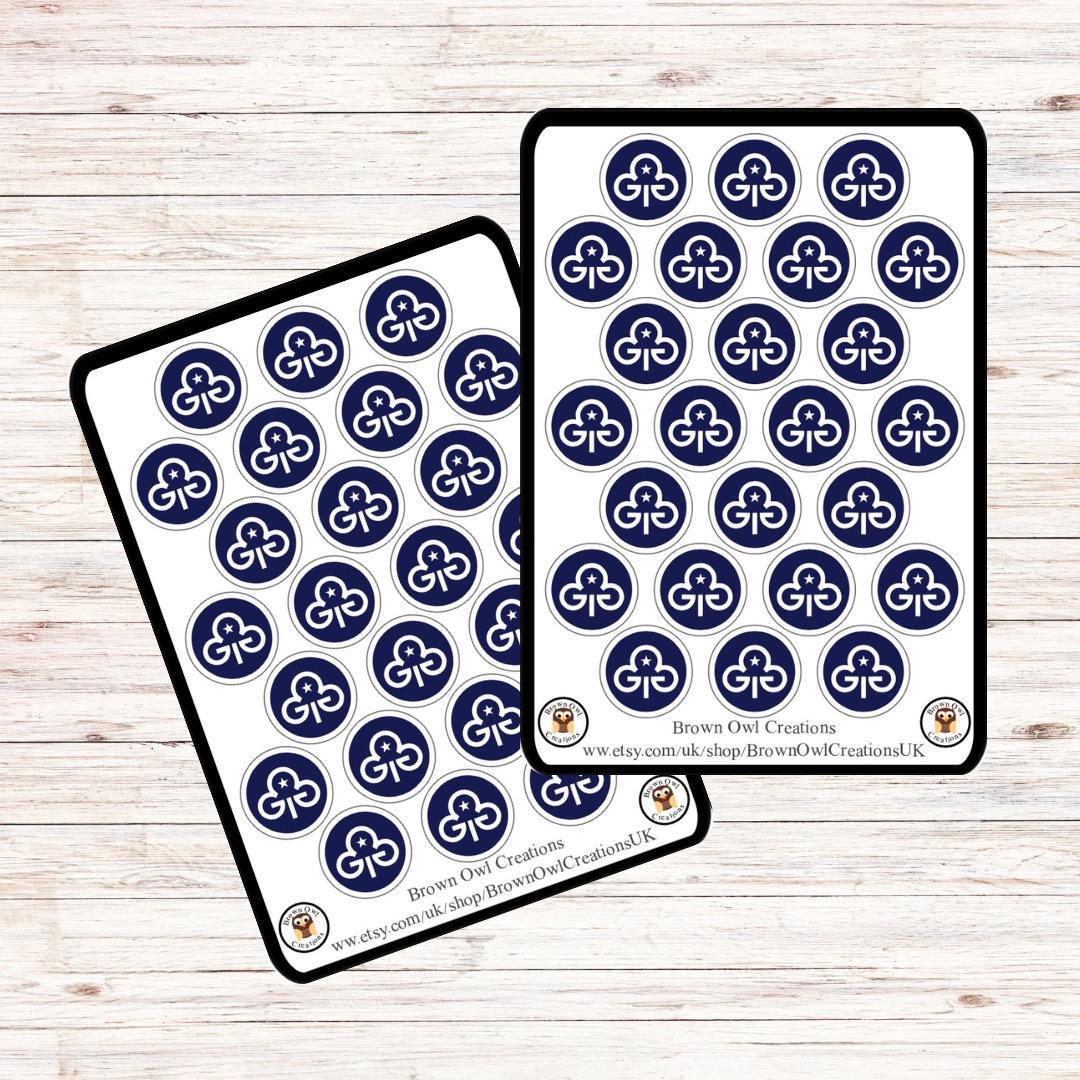 Girlguiding Stickers, Trefoil & Icon Planner Stickers - Etsy UK