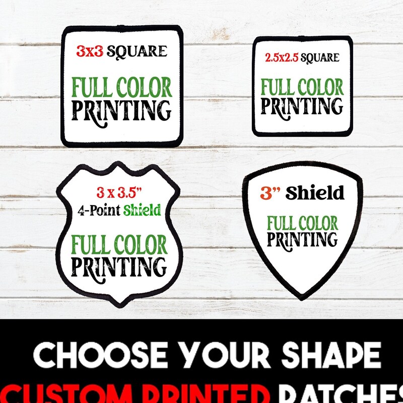 Hat Patch Shapes - Etsy