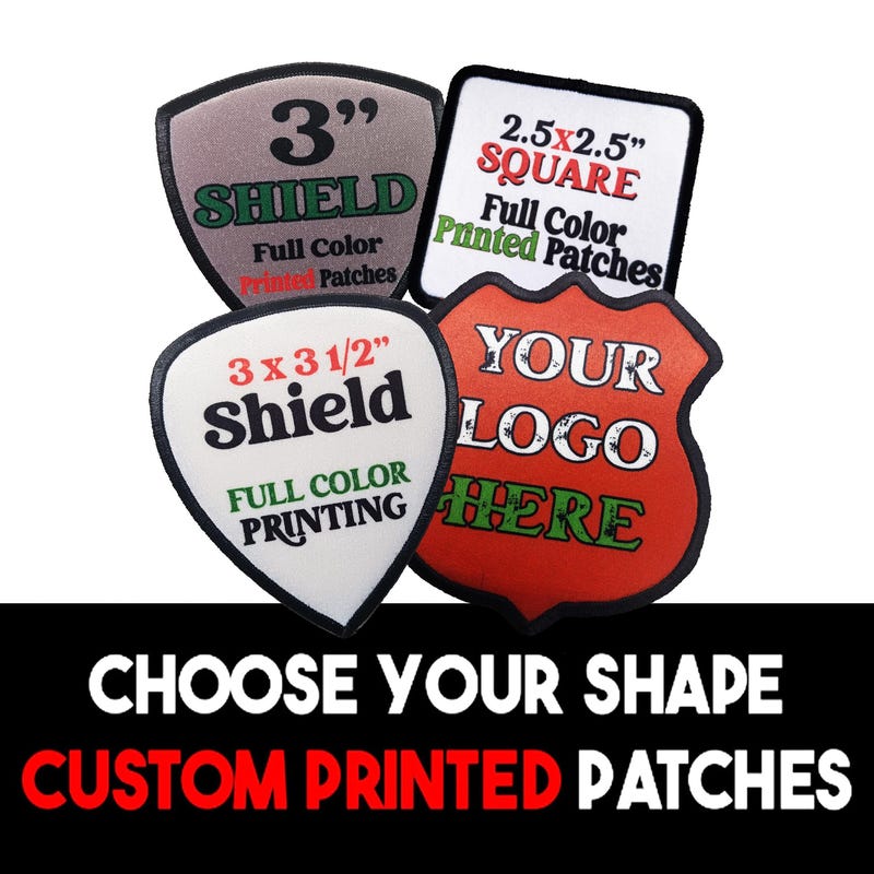 Custom Size Shape Patches - Etsy