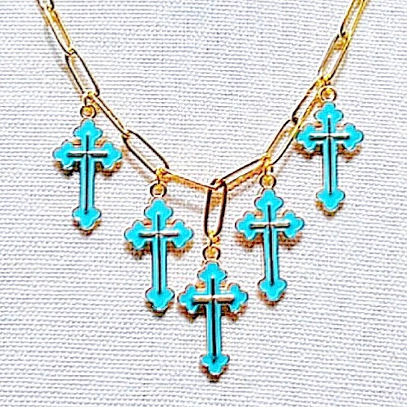 Cool Cross Necklace - Etsy
