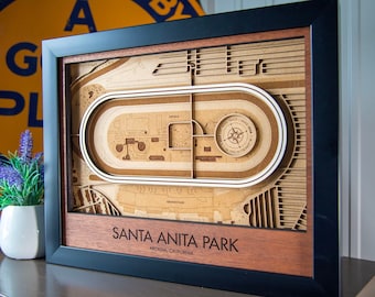 Barber Motorsports Park 3D Wood Track Map Wall Art Customizable - Etsy