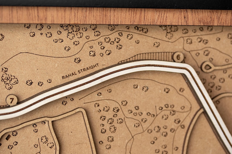 Laguna Seca Raceway 3D Wood Track Map Wall Art Customizable - Etsy