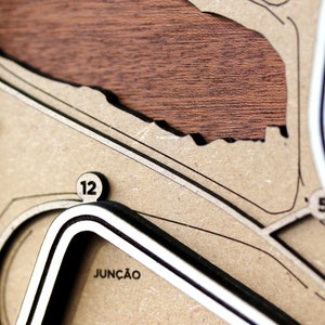 Interlagos 3D Wood Track Map Formula 1 F1 Wall Art Customizable - Etsy