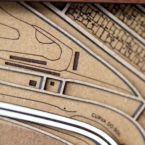 Interlagos 3D Wood Track Map Formula 1 F1 Wall Art Customizable - Etsy