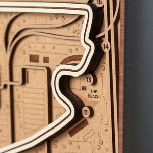 Miami Grand Prix 3D Wood Track Map Formula 1 F1 Wall Art Customizable ...