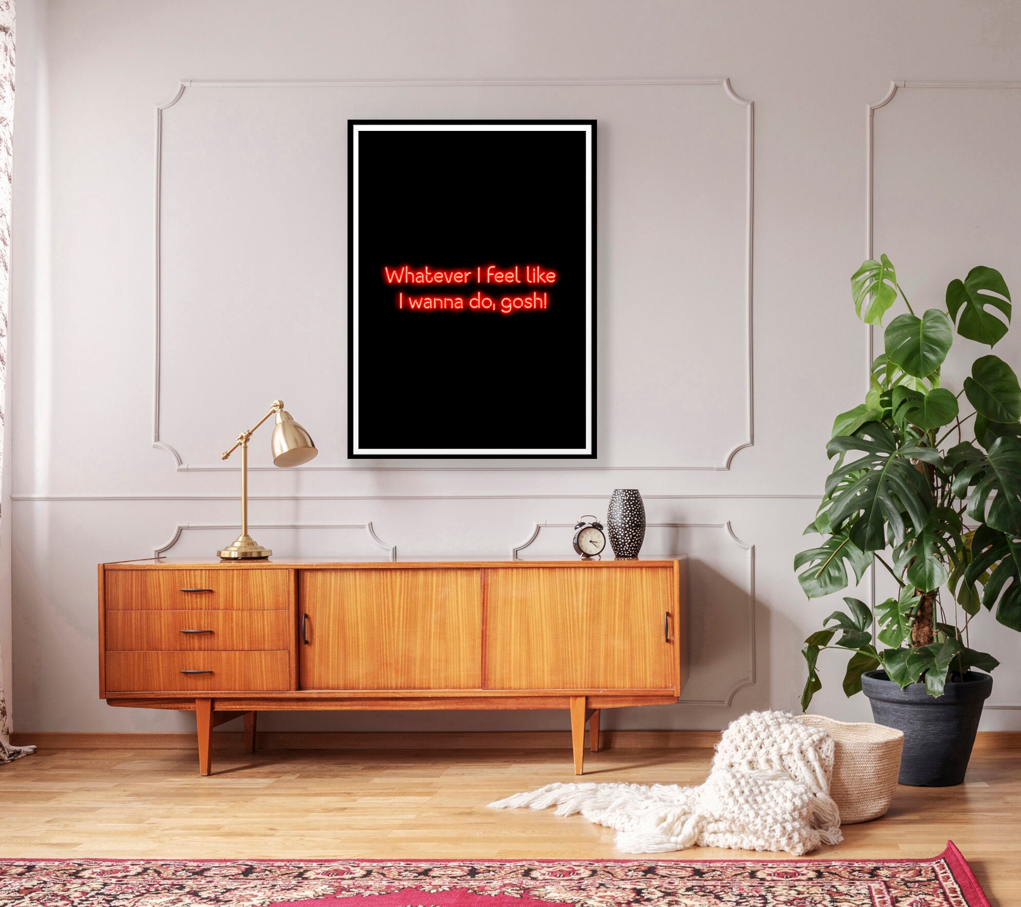 Whatever I Feel Like I Wanna Do. Gosh Napoleon Dynamite Neon | Etsy