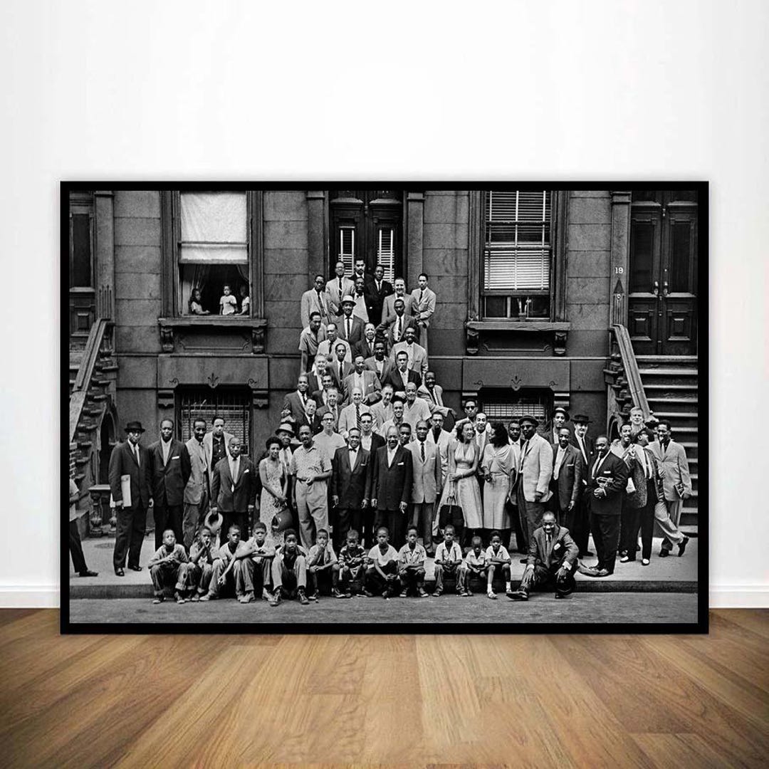 Great Day in Harlem Poster,vintage Poster,canvas Poster,wall Decor,wall ...