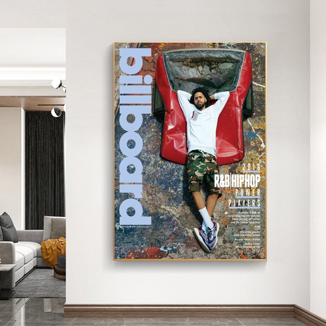 J.cole Magazine Cover Poster,fashion Poster Design,wall Decor - Etsy
