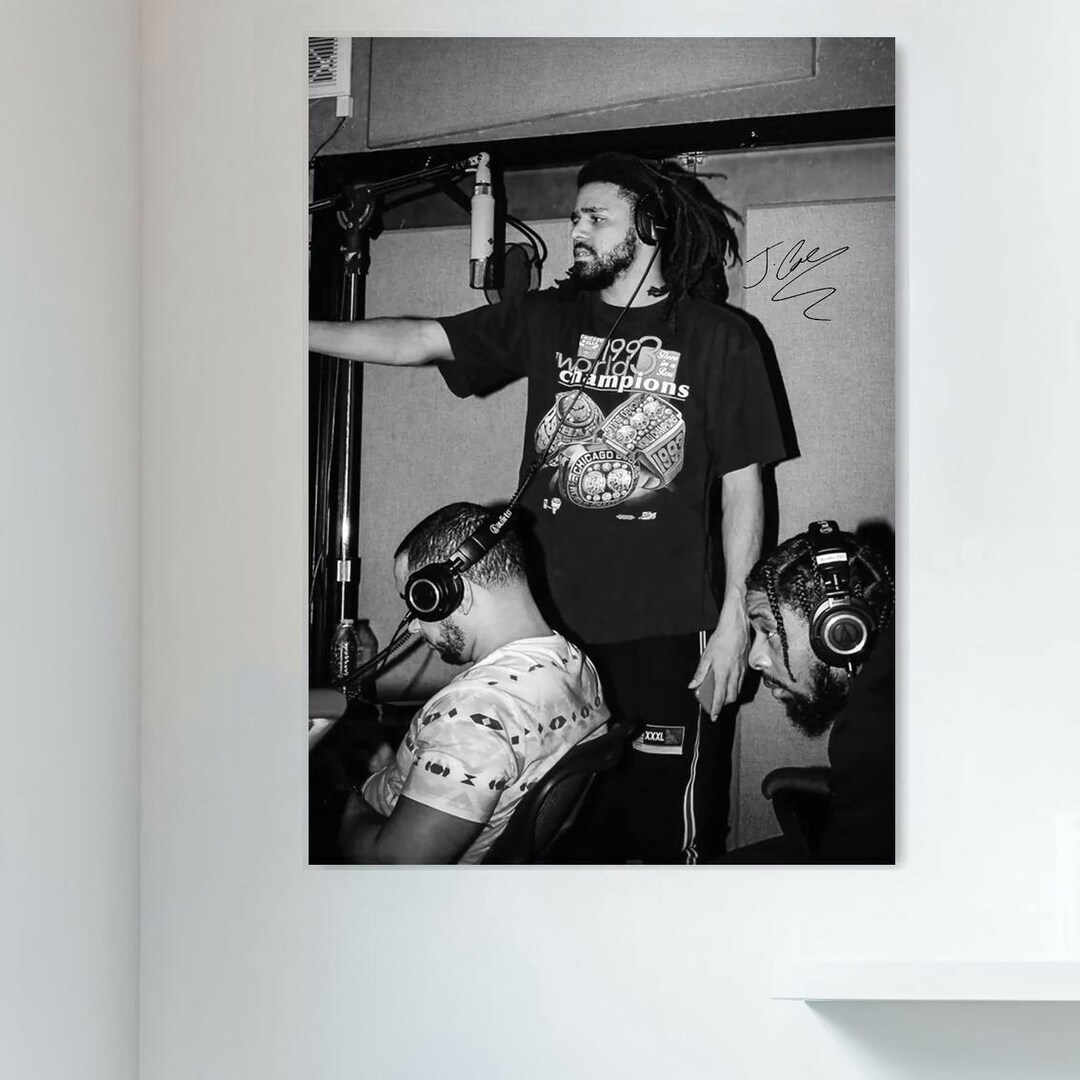 J Cole Poster,celebrities Vintage Poster,canvas Poster,wall Decor,wall ...
