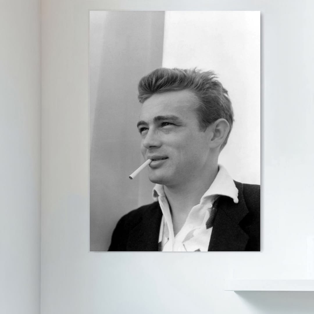 James Dean Music Poster,canvas Poster,wall Decor,wall Art - Etsy
