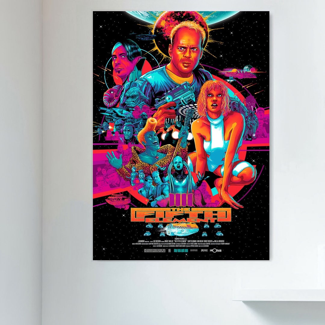 The Fifth Element Movie Poster,canvas Poster,wall Decor,wall Art - Etsy