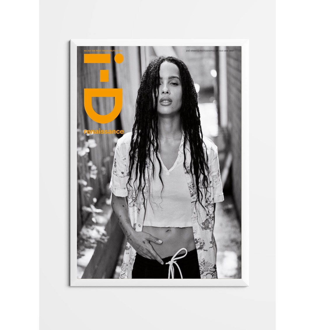 Zoe Kravitz Magazine Cover,zoe Kravitz Poster,fashion Poster,wall Decor ...