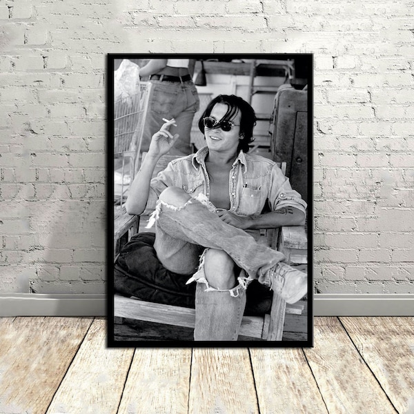 Vintage Johnny Depp Poster - Etsy