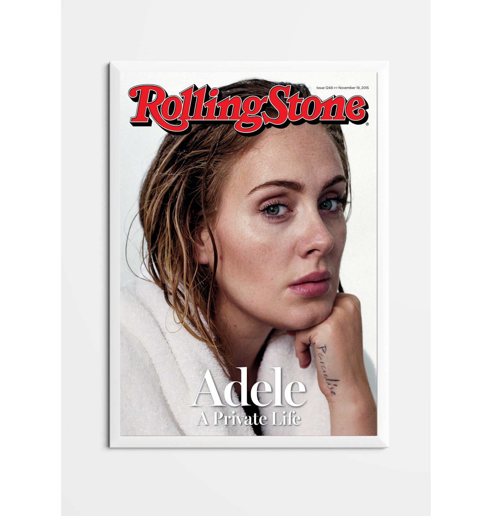 Adele Magazine CoverAdele PosterFashion PosterWall Decor | Etsy