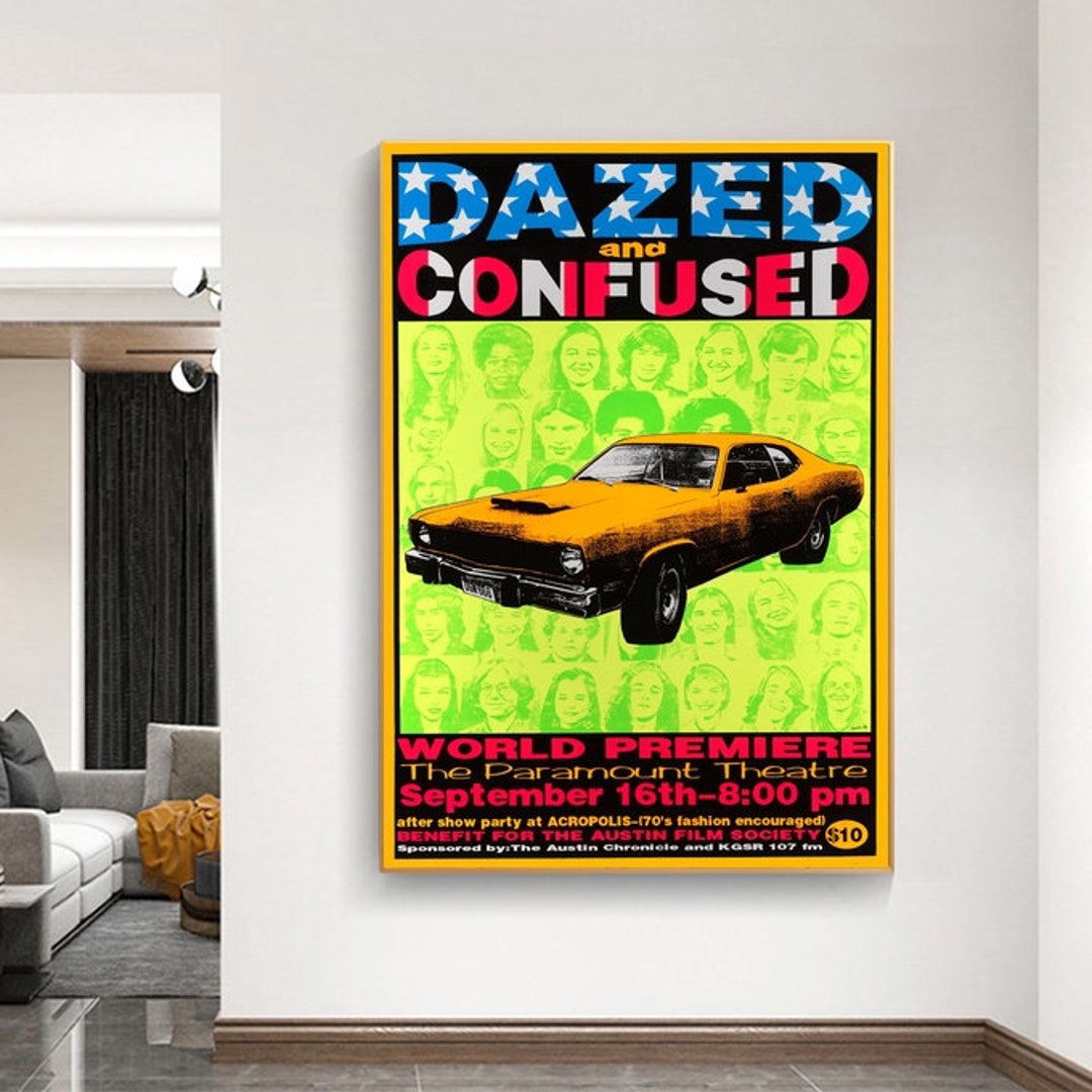 Dazed and Confused,movie Poster,canvas Poster,wall Decor,wall Art - Etsy