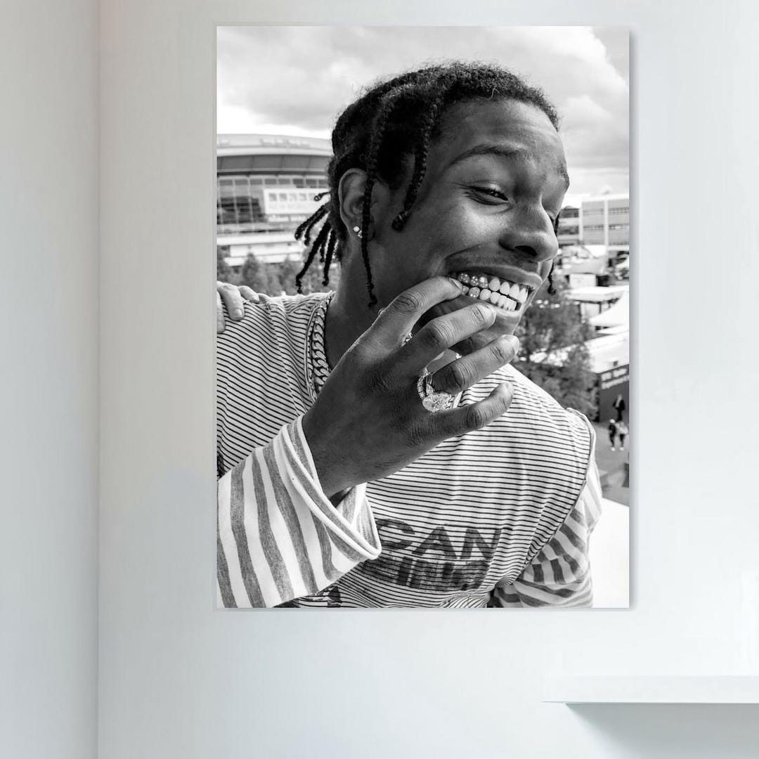 Asap Rocky Poster,celebrities Vintage Poster,canvas Poster,wall Decor ...