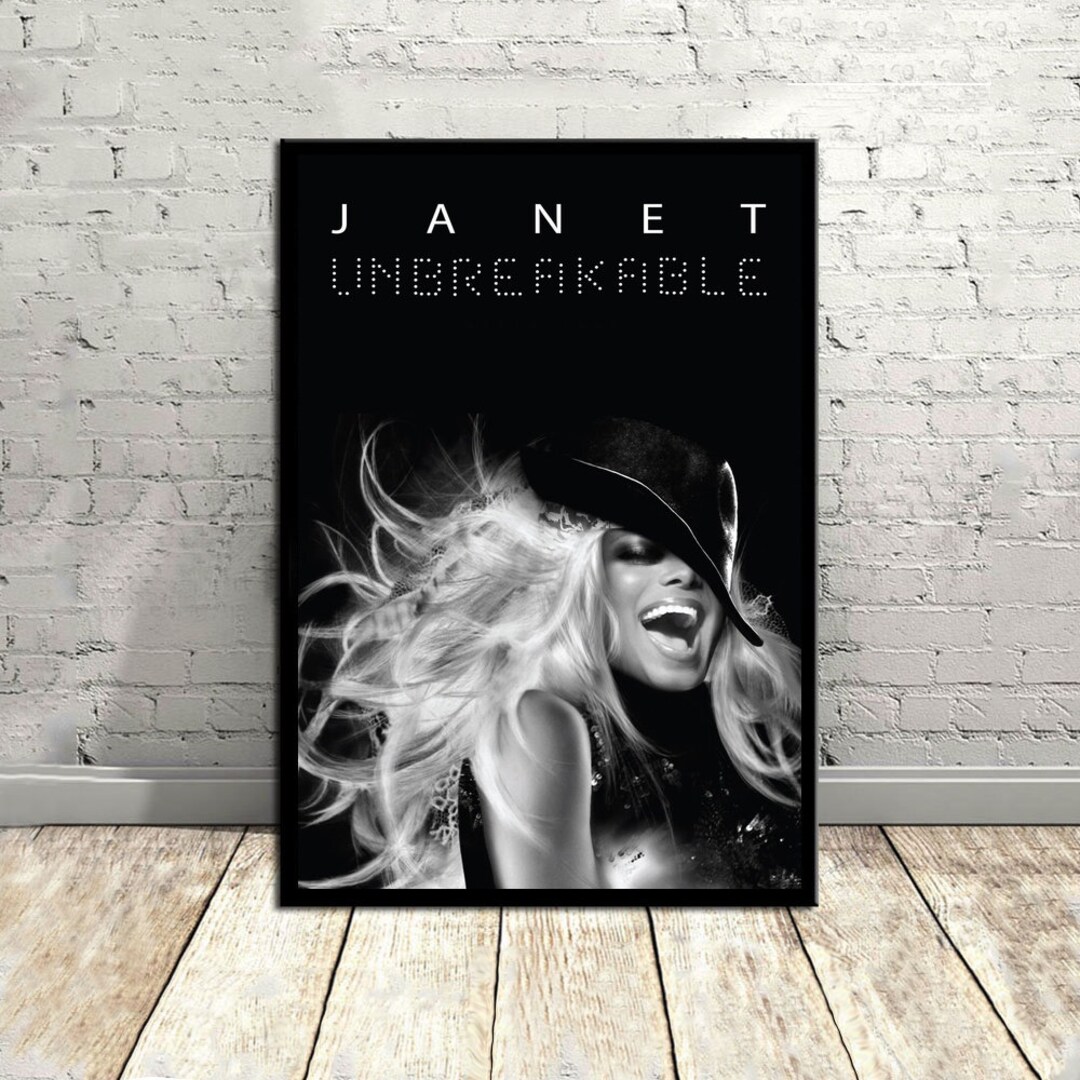 Janet Jackson,music Poster,vintage Poster,canvas Poster,wall Decor,wall ...