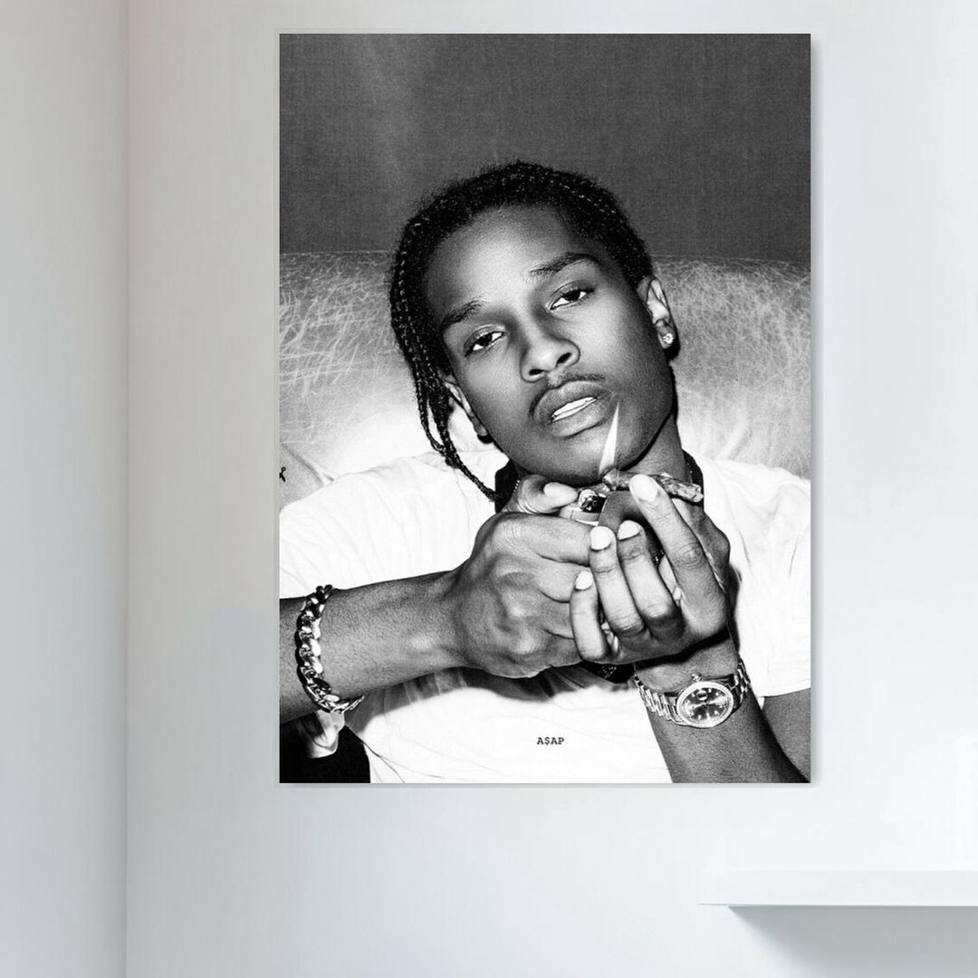 Asap Rocky Poster,celebrities Vintage Poster,canvas Poster,wall Decor ...