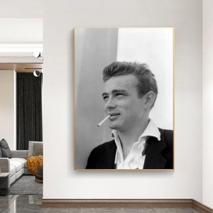 James Dean Music Poster,canvas Poster,wall Decor,wall Art - Etsy