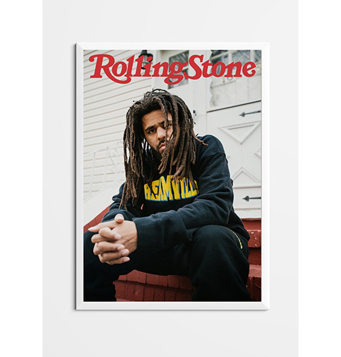 J Cole Magazine Cover PosterFashion Poster DesignWall Decor | Etsy