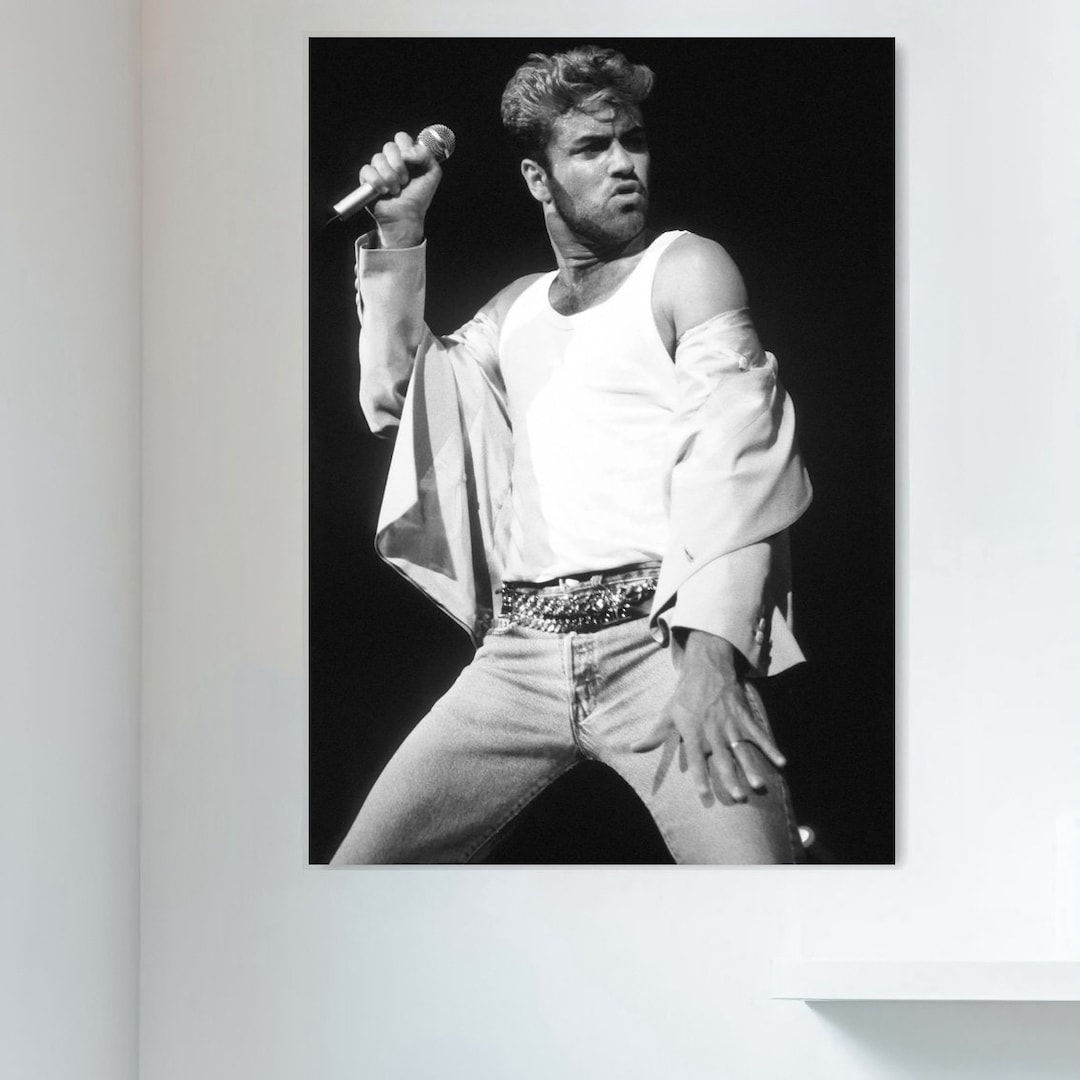 George Michael Music Poster,canvas Poster,wall Decor,wall Art - Etsy