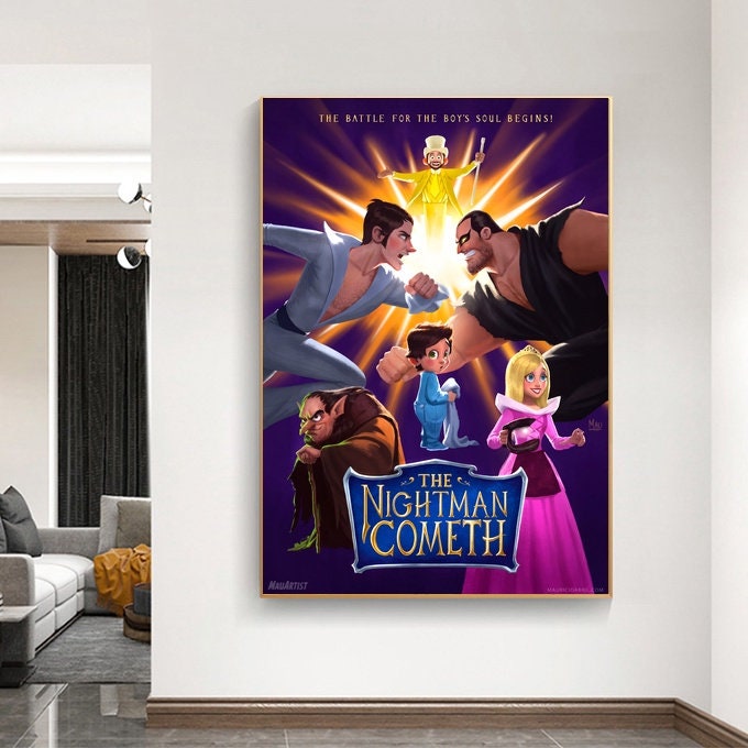 The Nightman Cometh,movie Poster,canvas Poster,wall Decor,wall Art - Etsy