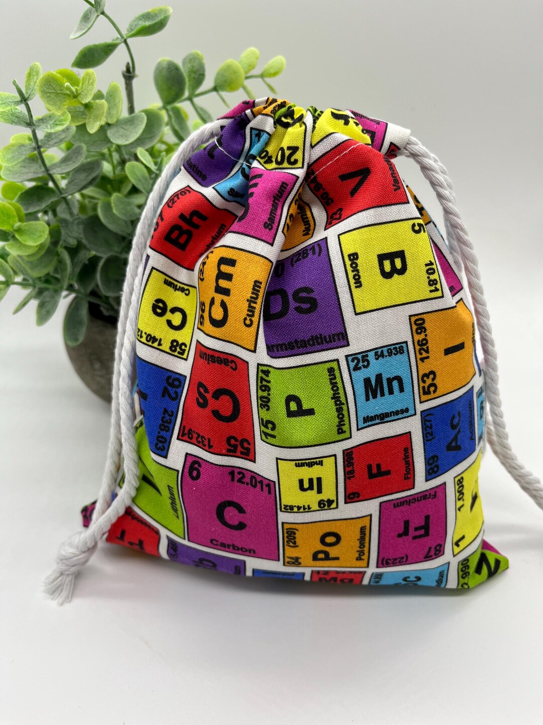 Periodic Table, Reusable Fabric Gift Bags, Gifting Bags, Handmade ...