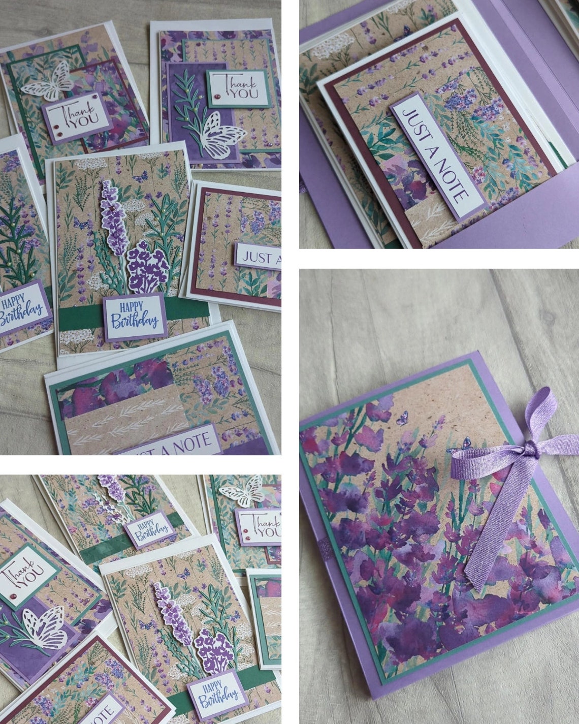 Set of 6 Handmade Cards Gifting Pack Card Set Celebration Cards Gift ...