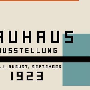 Set of 3 Bauhaus Print, Gallery Wall Art, Exhibition Poster, Geometric ...