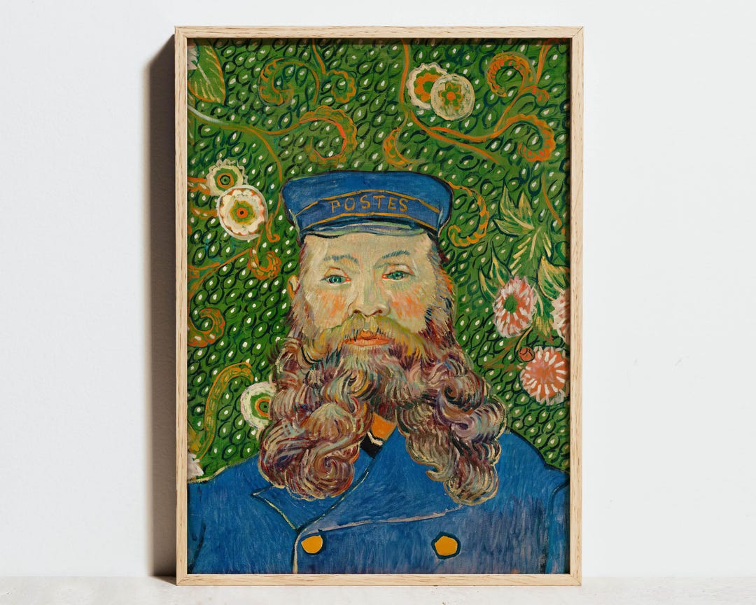 Van Gogh Print, the Postman Portrait , Joseph Roulin, Post ...