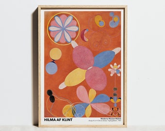 Set of 2 Hilma Af Klint Artworks the Ten Largest No 3 & 4 - Etsy