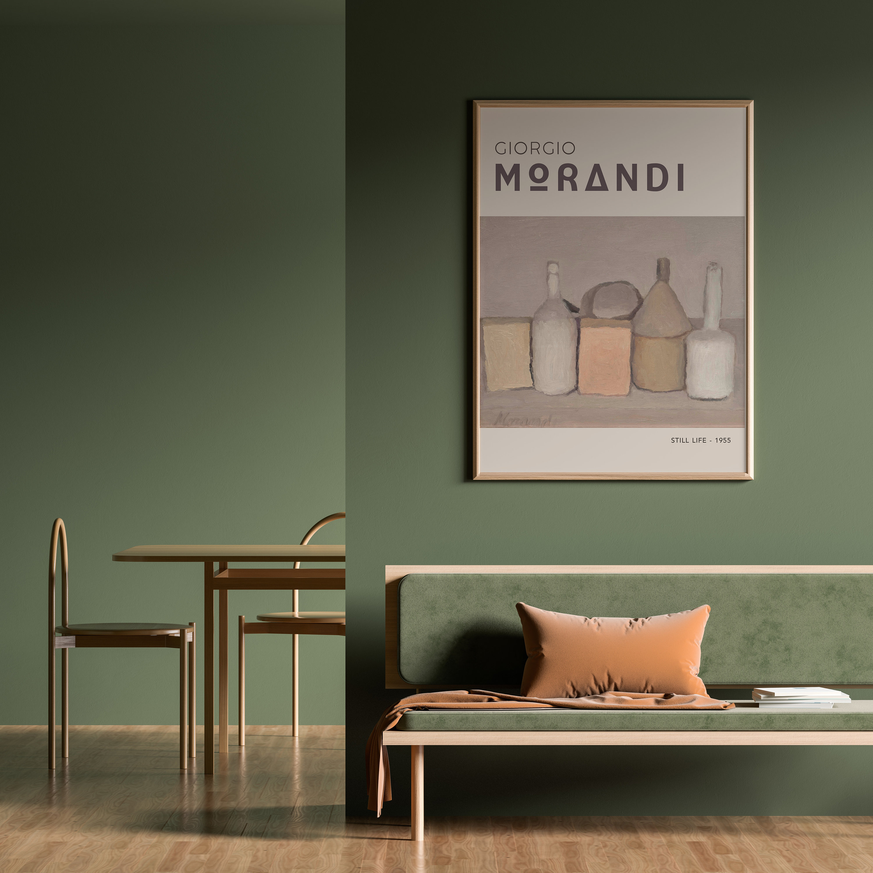 Giorgio Morandi Print Exhibition Poster Still Life Beige | Etsy