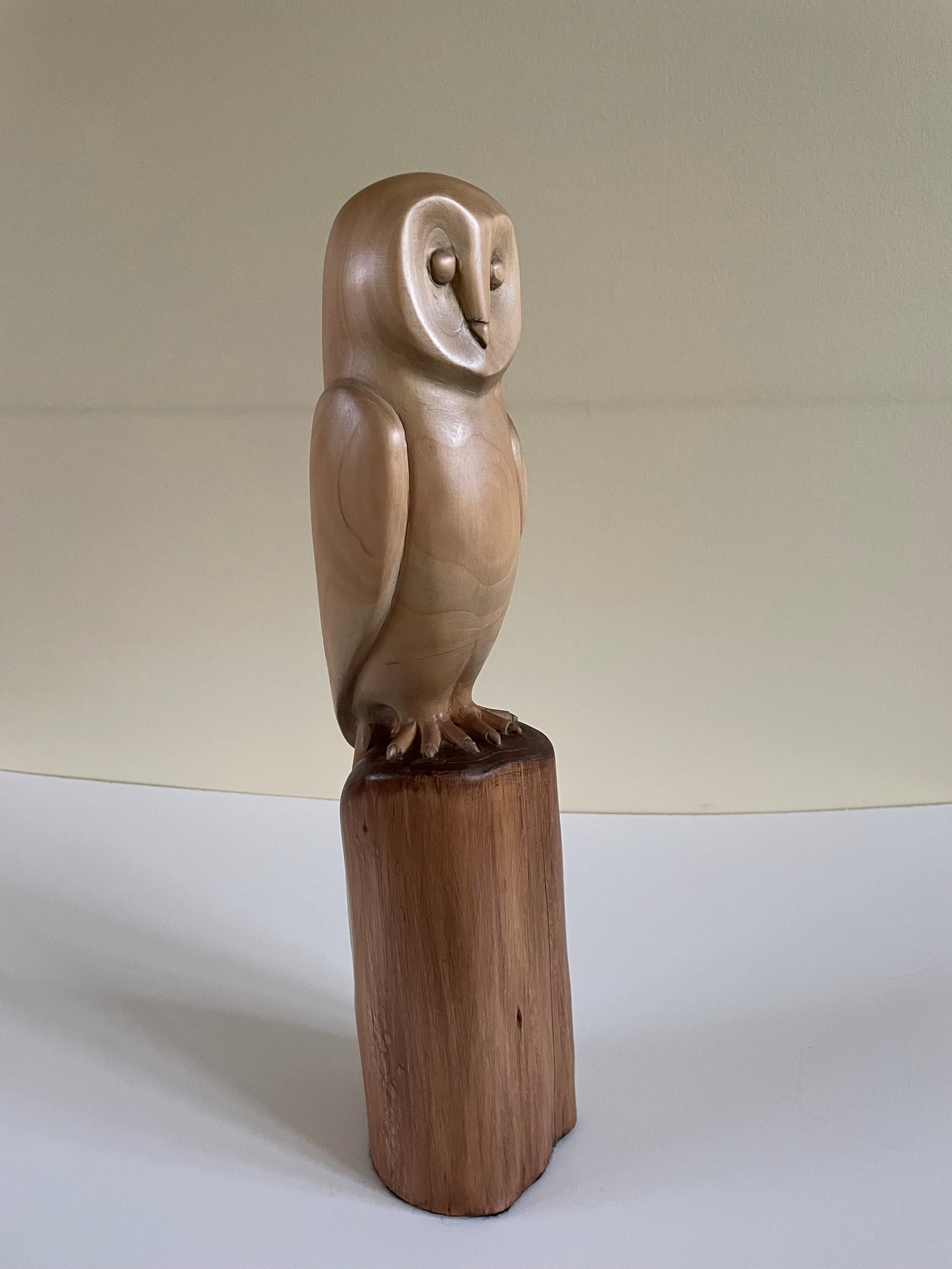 Barn Owl Carving Hand Carved Owl - Etsy