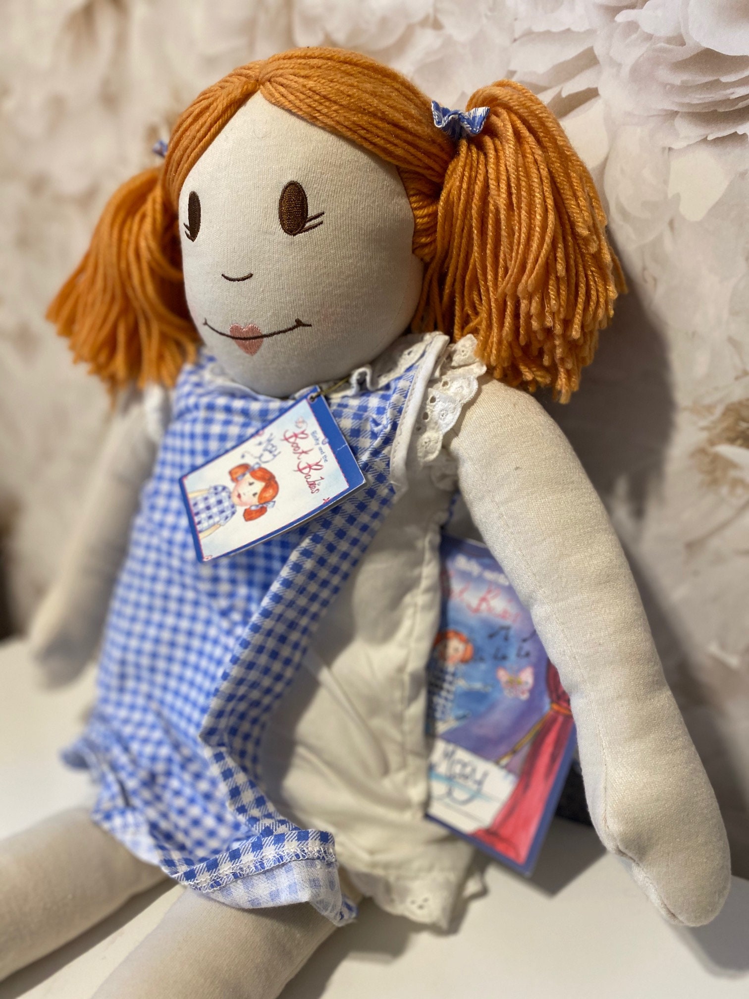 Ella Bella and May Ragdolls. Soft Doll With Story Books - Etsy