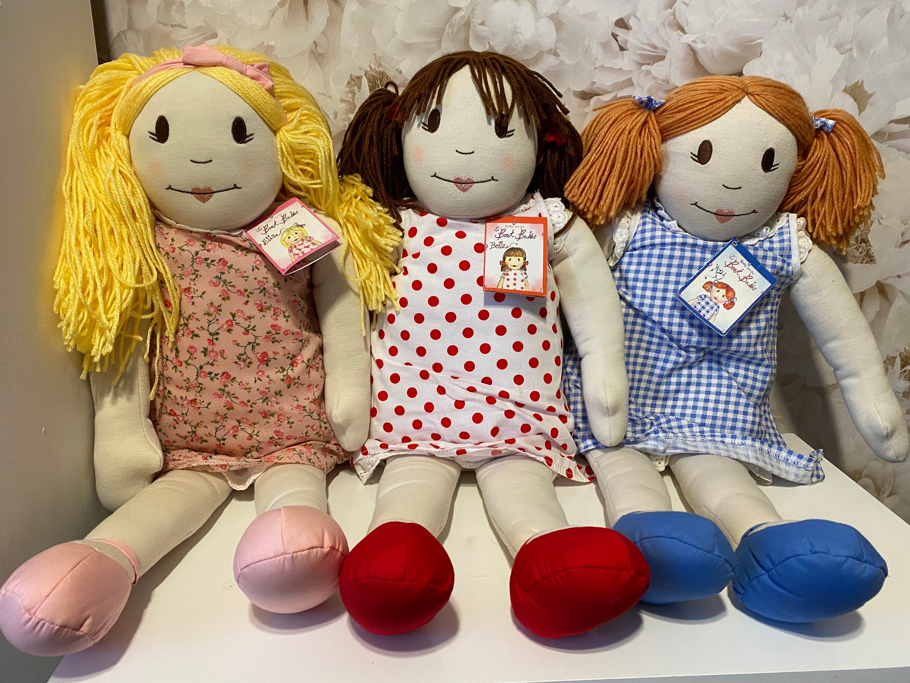 Ella, Bella and May Ragdolls. Soft Doll With Story Books - Etsy