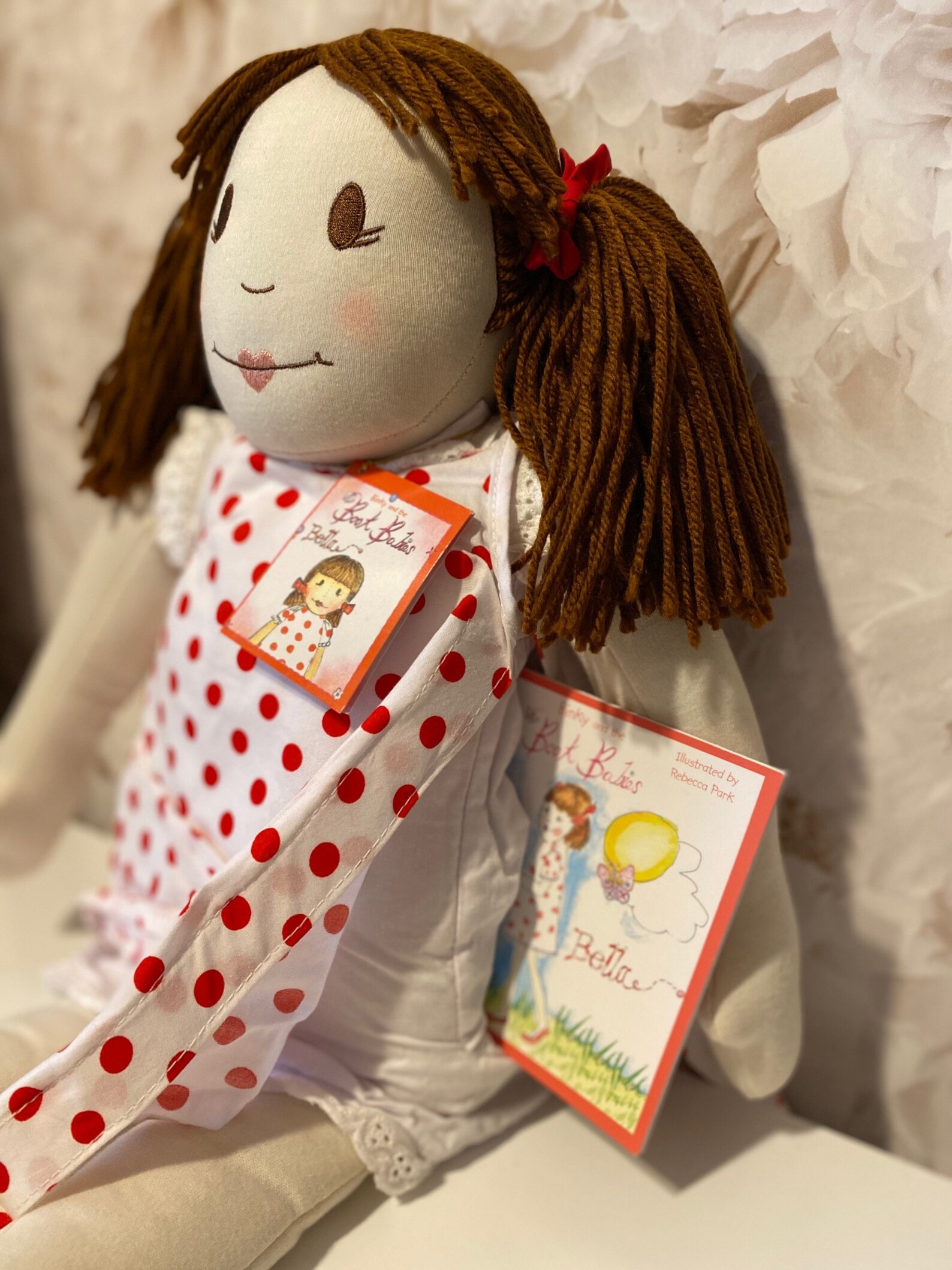Ella Bella and May Ragdolls. Soft Doll With Story Books - Etsy