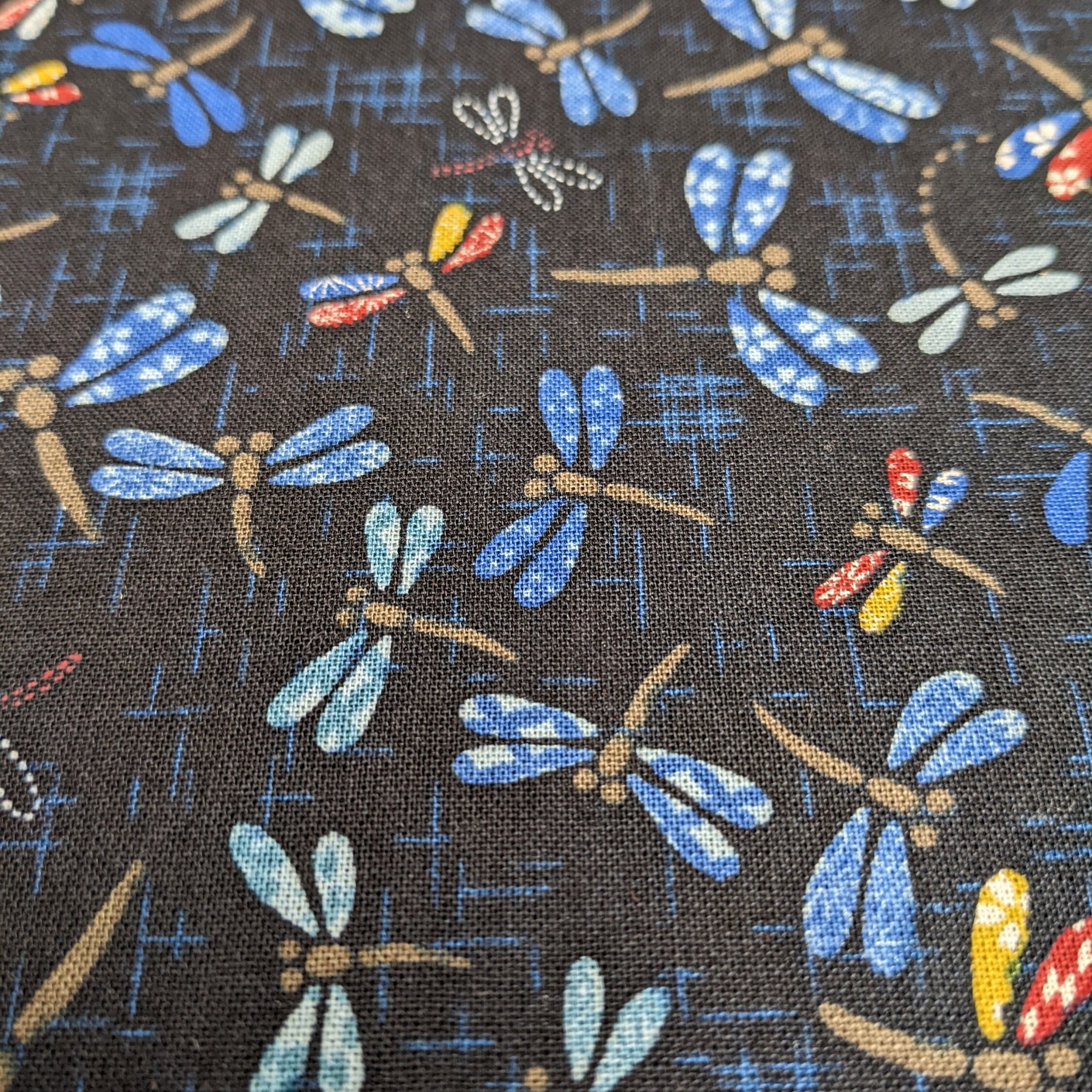 Japanese Fabric Dragonflies Dragonfly Japanese Print 100% - Etsy
