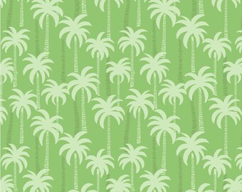 Palm Tree Fabric Retro Palm Springs Vibes by Selmacardo - Etsy