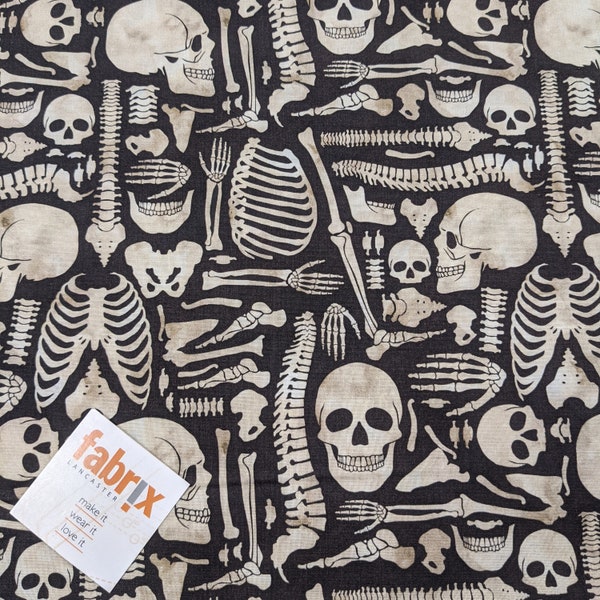 Skeleton Fabric - Etsy