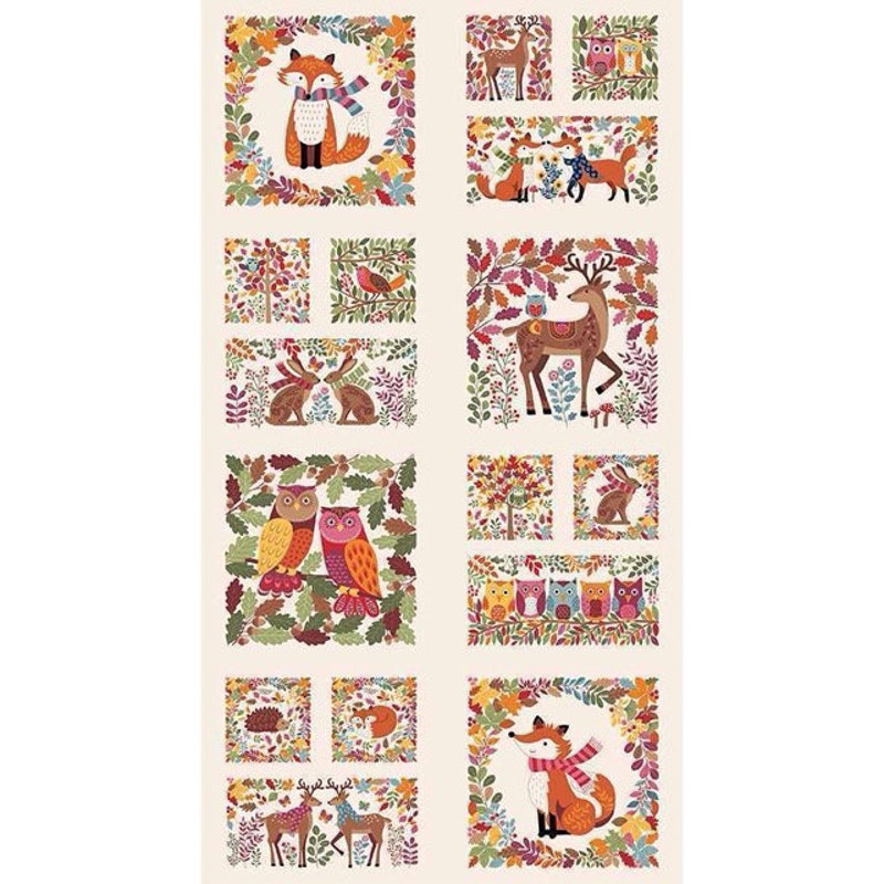 Fox Fabric Panel - Etsy