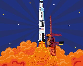 Nasa Quilt Panel - Etsy