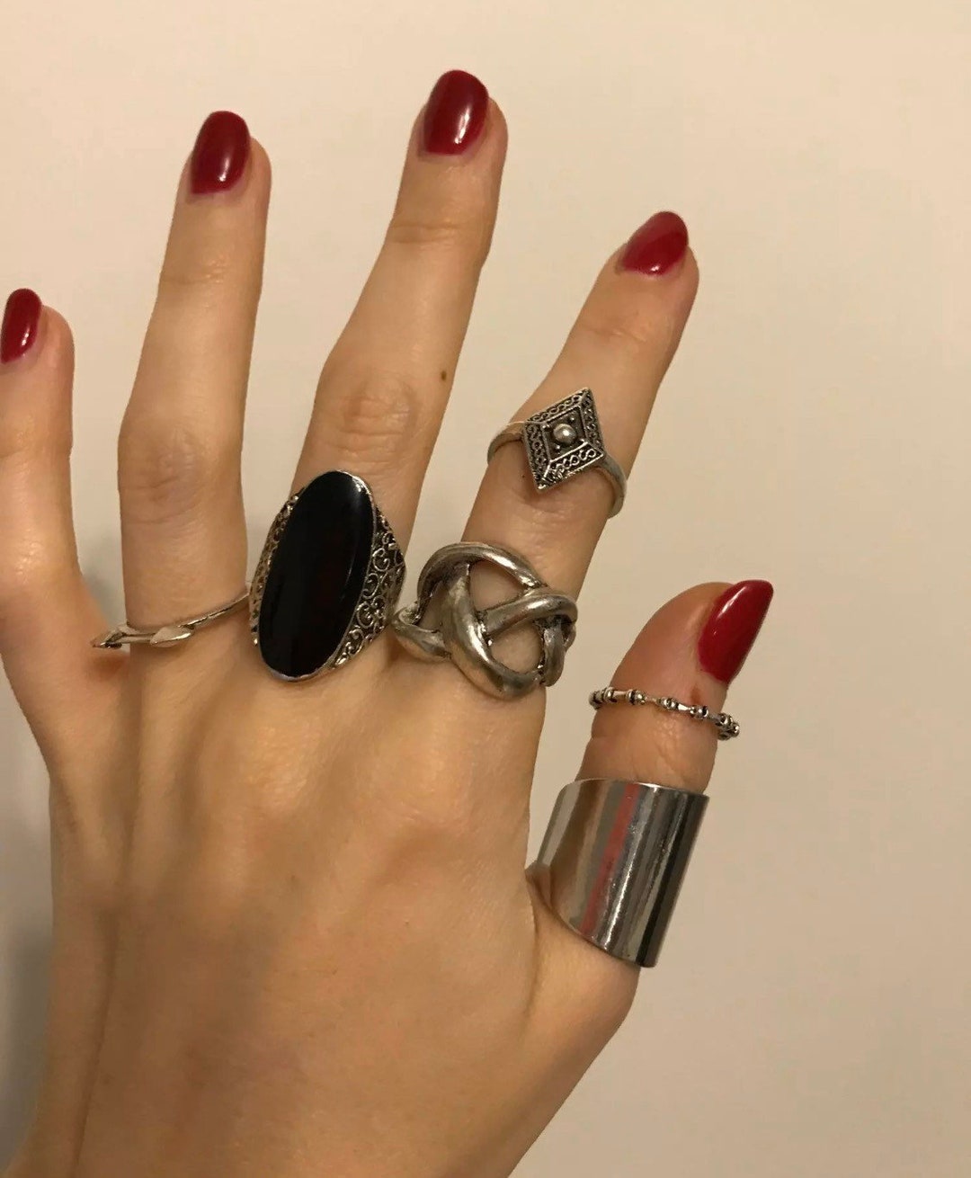 Ring Sets Multi Rings Stackable Rings Rings Statement - Etsy