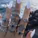 Ring Set, Multi Rings, Stackable Rings, Rings, Statement Rings, Silver ...
