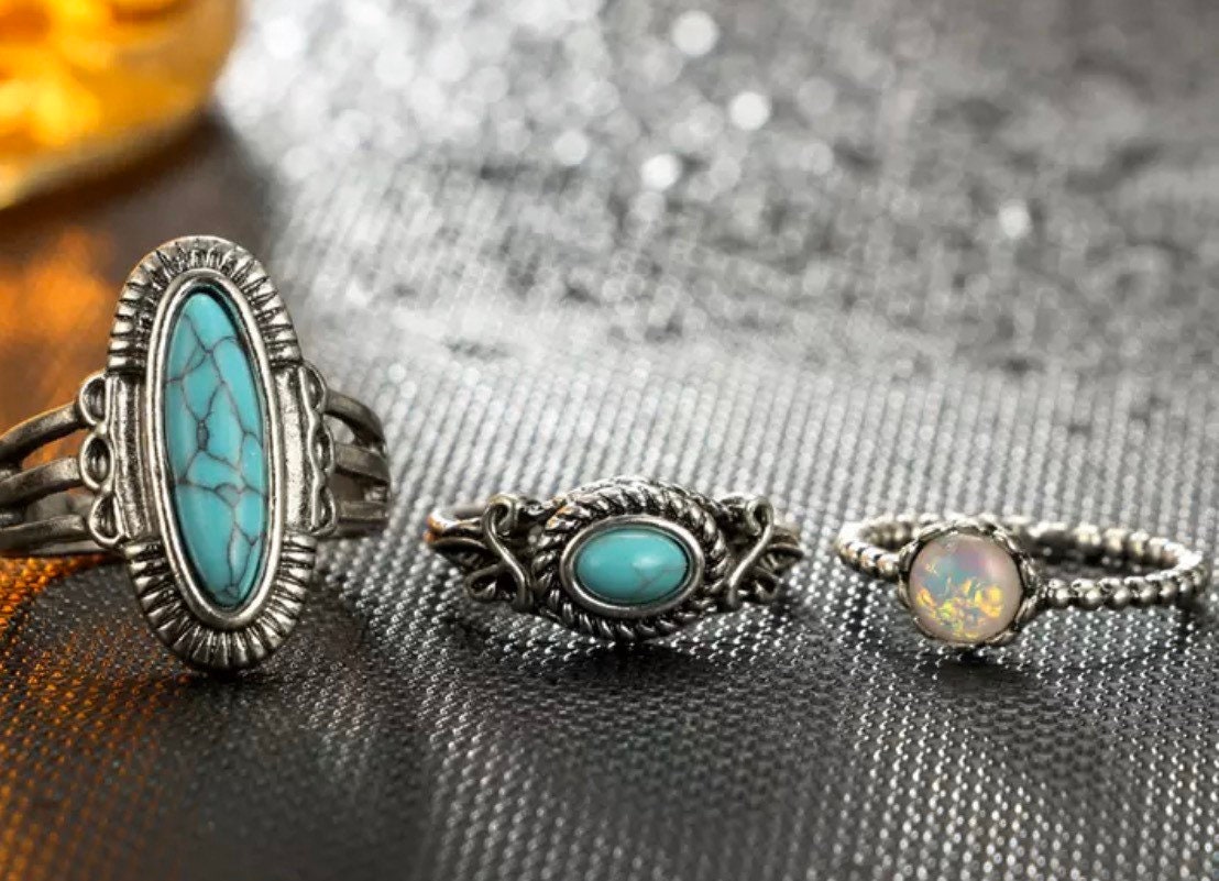 Ring Setmulti Rings Stackable Rings Rings Statement Rings - Etsy